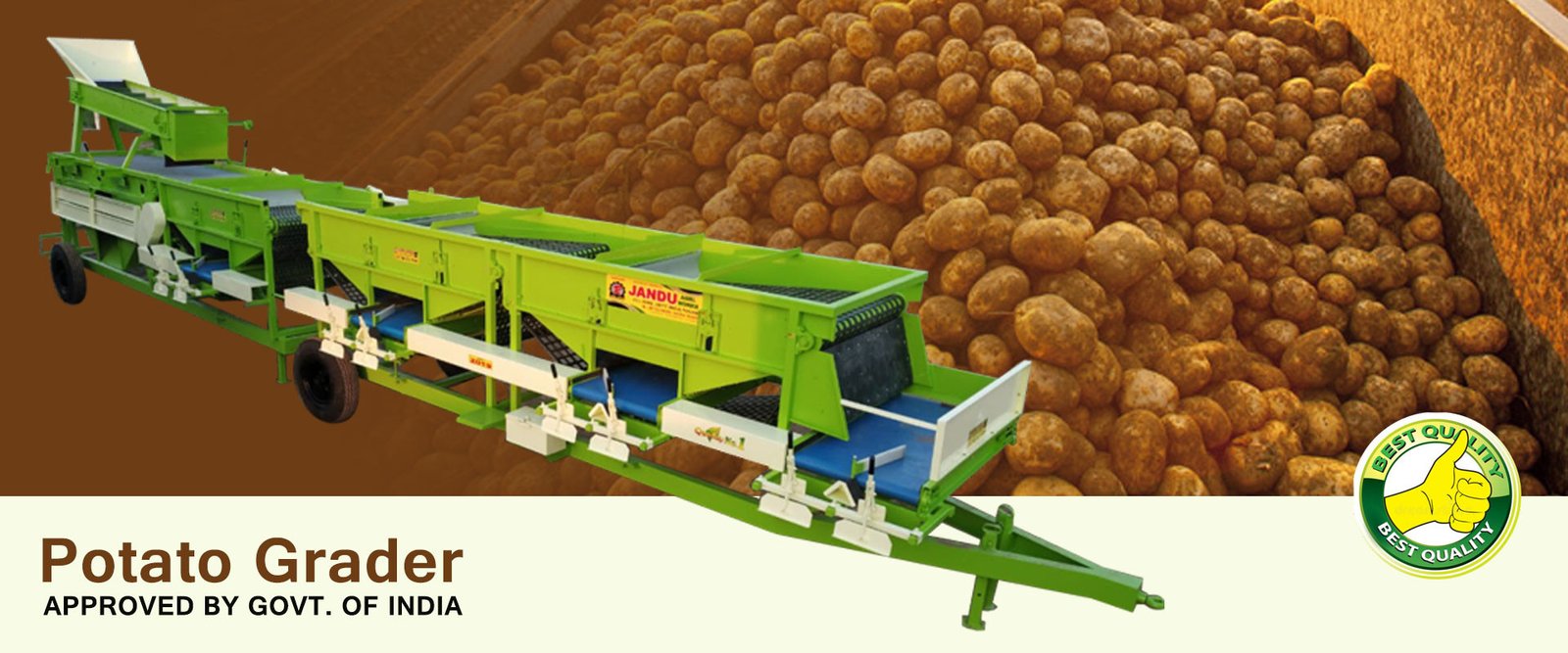 Potato Grader | Automatic Potato Planter | Potato Digger | Fertilizer ...